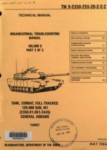 M1 Abrams Tank 105-mm Gun: Technical Manuals - Military References